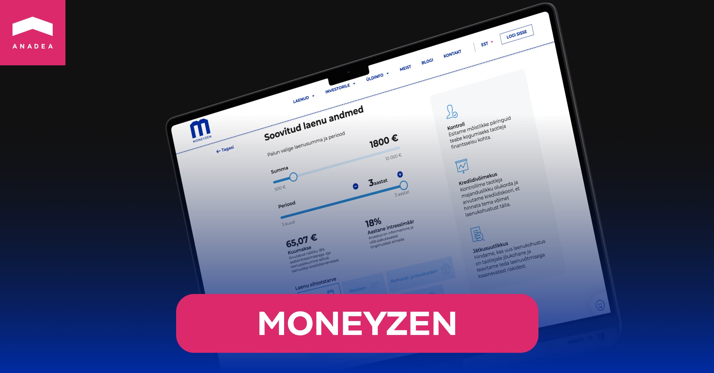 MONEYZEN - P2P platform for loans